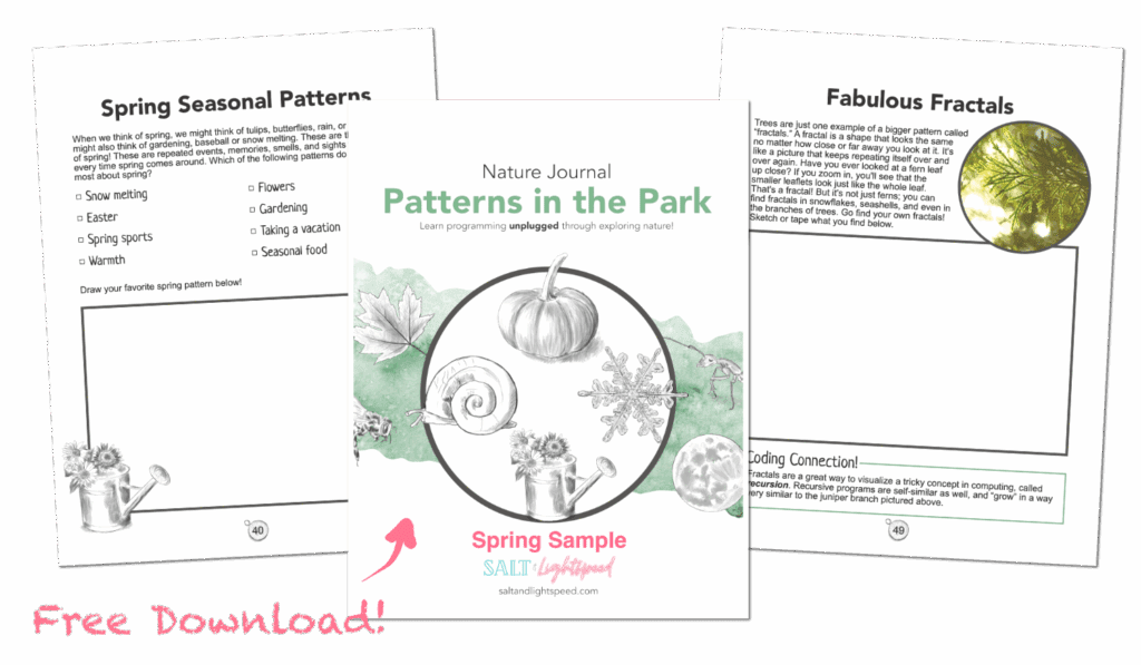 Nature Journal Sample - Salt and Lightspeed